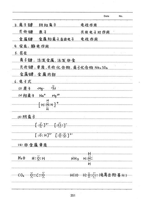 高中化学手写笔记 元素周期表（4） 哔哩哔哩