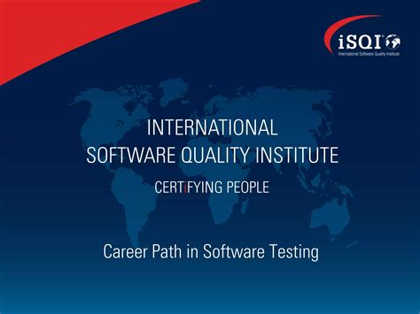 ISTQB Certifying Software Testers Worldwide PPT