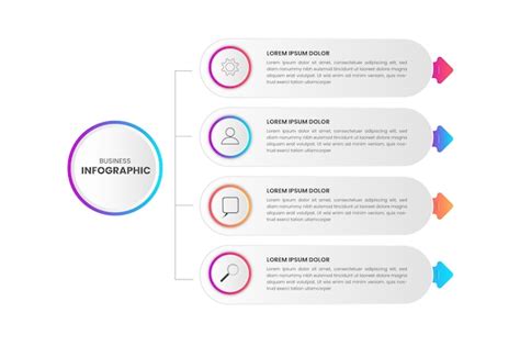 Premium Vector Infographics Design With Five Data Tab Paper Index