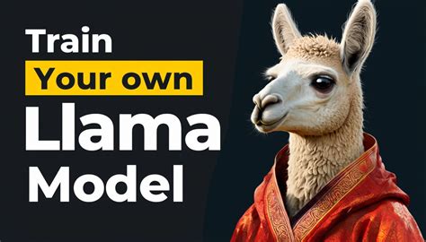 Train Your Own Llama Model Graphic Art Poster Playground