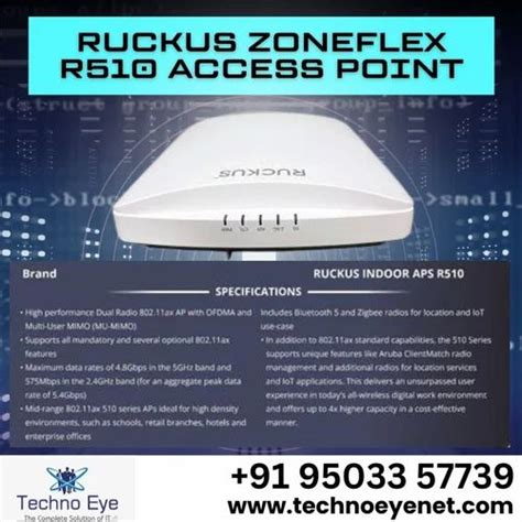 Ruckus Zoneflex R510 Access Point At 22500 Piece Ruckus Wireless