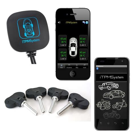 Bluetooth TPMS Tyre Tire Pressure Monitor System Car Motorcycle Android IPhone ITPMS IOS