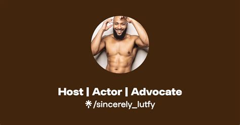 Host Actor Advocate Twitter Tiktok Linktree
