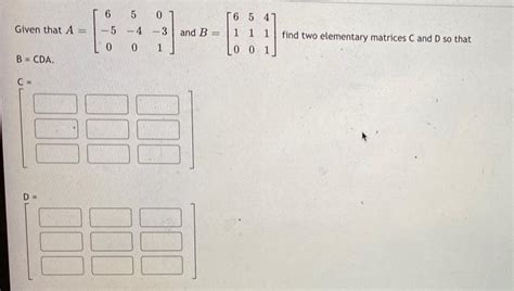 Solved 6 5 5 4 Given That A 0 3 And B 1 5 6 5 4 1 1 1 0