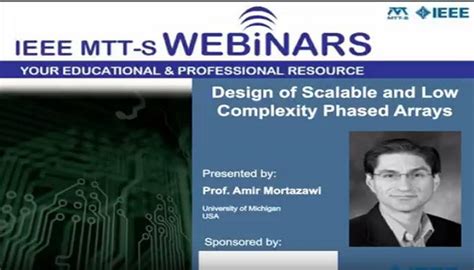 Design Of Scalable And Low Complexity Phased Arrays Video Ieee