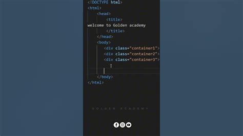 Html Hack 1 Golden Academy Shots Class Coding Programming Aaricourse Javascript