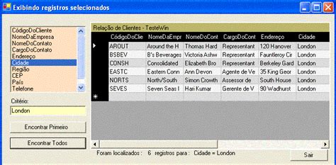 VB NET Localizando E Selecionando Registros Em Um Datagrid