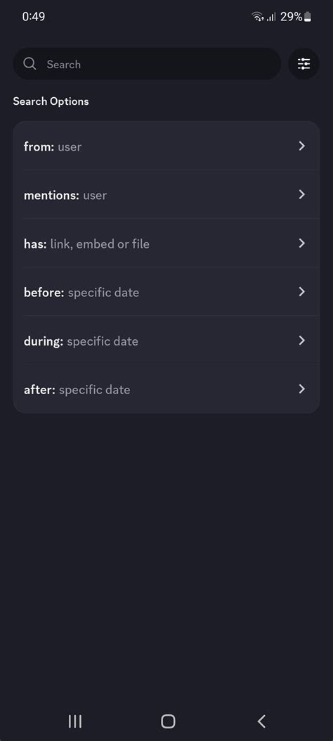 In Search Option Disappeared Feature Or Bug Rdiscordapp