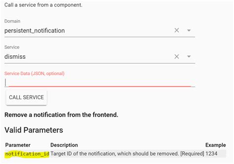 Persistentnotification Not Displaying Message · Issue 10393 · Home