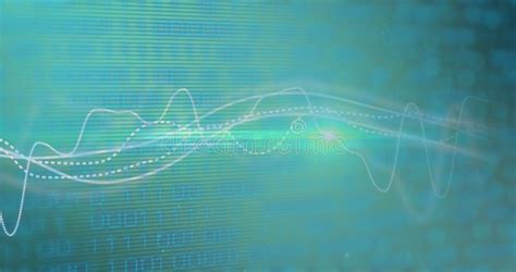 Image Of Graphs And Binary Code On Green Background Stock Image Image