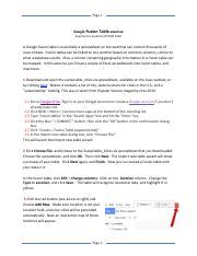 Map Sustainable Cities With Google Fusion Tables Pdf Page Google Fusion Table Exercise