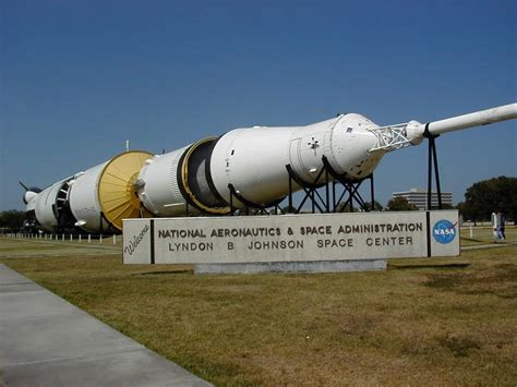 Download Rocket Outside Nasa Houston Wallpaper