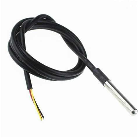 Jual Sensor Suhu Ds18b20 Waterproof Temperature Probe Sensor Indonesiashopee Indonesia
