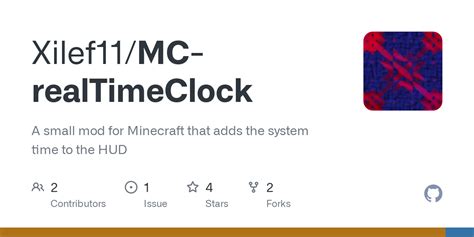Github Xilef11mc Realtimeclock A Small Mod For Minecraft That Adds The System Time To The Hud