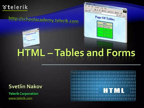 html tables and forms pptx