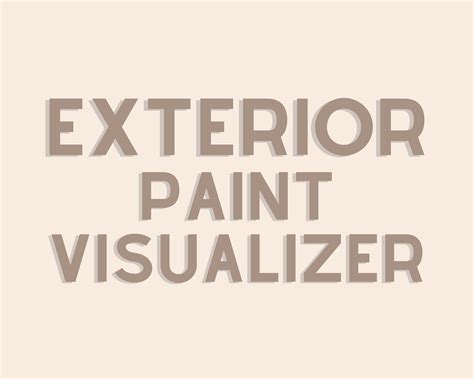 Exterior House Paint Color Visualizer Etsy