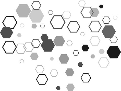 Premium Vector Hexagon Hexagonal Raster Mosaic Cell Sign Or Icon