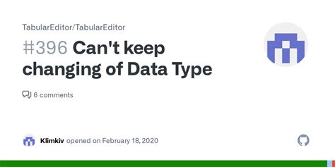 Can T Keep Changing Of Data Type Issue TabularEditor TabularEditor GitHub