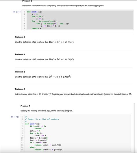 Solved Problem 2 Determine The Lower Bound Complexity And
