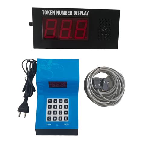 Digtronics Token Display Multi Voice 3 Digit Of 2 3 Inch Digits Height For Hospitals Aadhar