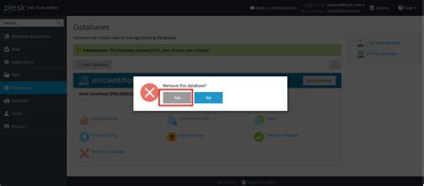 How To Create And Delete Mysql Database In Plesk Control Panel