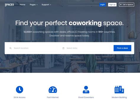 Spaces Listings Map Bootstrap Dashboard Theme Bootstrap Themes