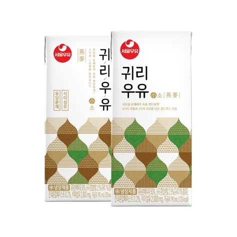 서울우유 귀리우유 멸균 190ml 24개 티몬