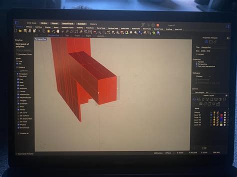 Polyline Becoming A Curve Rrhino
