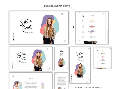 Website Design For A Backend Developer On Behance