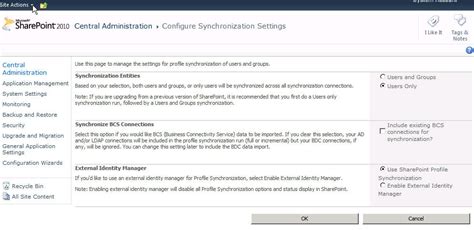 Imperfect It Setting Up The Sharepoint 2010 User Profile Service