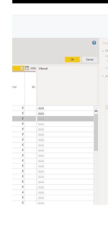 solved how to replace several values in a column for a si