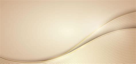 Free Vector Abstract Curve Soft Brown Layer Luxury Background With Golden Line Curve