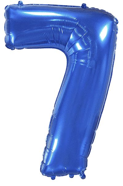 Number 7 Foil Balloon 901817 Flexmetal Party Decoration