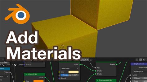 Blender Materials Tutorial Youtube