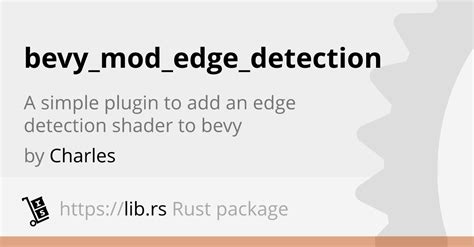 Bevy Mod Edge Detection Rust Game Dev Lib Rs