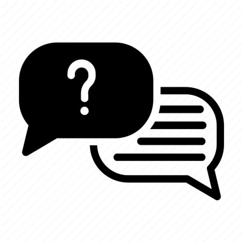 Faq Question Chat Talk Icon Download On Iconfinder