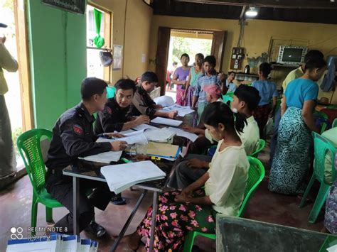 လပွတ္တာမြို့တွင် ပန်းခင်းစီမံချက် ၂ အဖြစ် နိုင်ငံသားစိစစ်ရေးကတ်ပြားများ ထုတ်ပေးနိုင်ရေး ကွင်းဆင