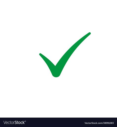 Checkmark Icon Check Mark Isolated Royalty Free Vector Image