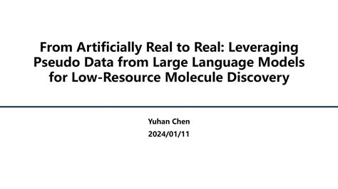 Underline From Artificially Real To Real Leveraging Pseudo Data From Large Language Models