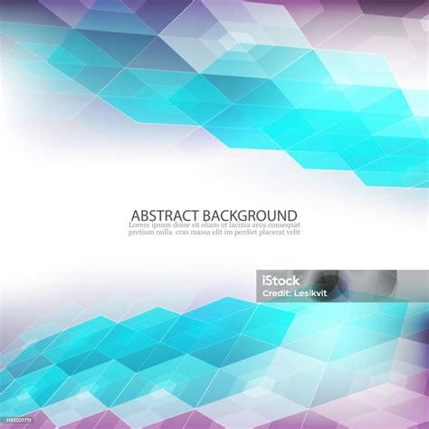 벡터 추상적인 기하학적 배경입니다 템플릿 브로셔 디자인입니다 파랑 육각 형상 과학에 대한 스톡 벡터 아트 및 기타 이미지