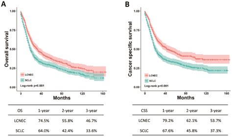 Os And Css For The High Grade Lcnec And Sclc Patients In The Surgery Download Scientific