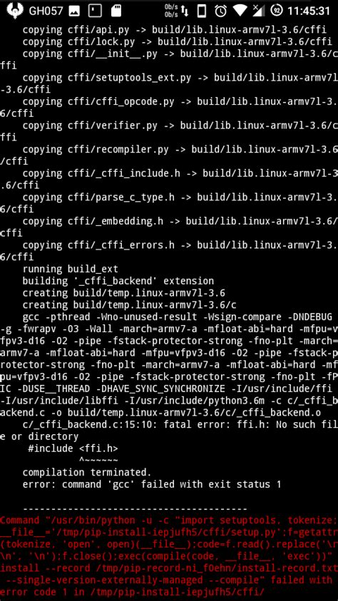 Gcc Failed With Exit Status 1 · Issue 2666 · Termuxtermux Packages