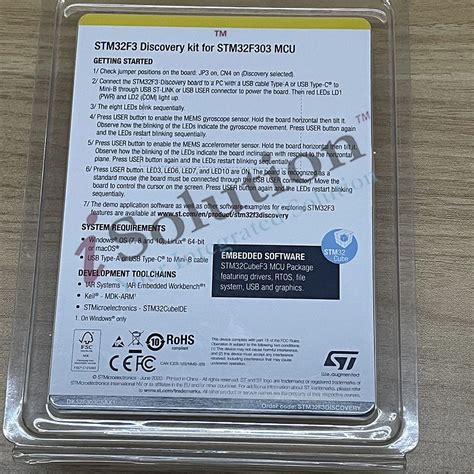 St Stm32f3discovery Stm32f3 Discovery Stm32f303 Fejlesztési Táblák
