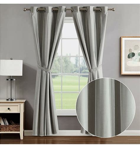 Creative Home Ideas 암막 커튼 패널 2개 965cm X 2438cm38 96인치 베이 티몬