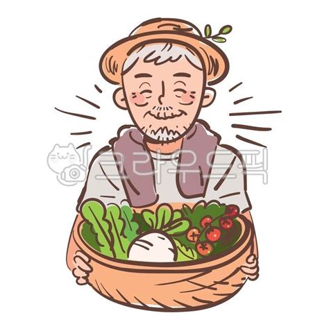 노인 어르신 늙은 인물 인간 사진이미지일러스트캘리그라피 Woocat작가