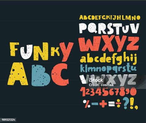 손 그리기 낙서 Abc 알파벳 그런 지 스크래치 형식 글꼴 벡터 일러스트 레이 션 컴퓨터 글자에 대한 스톡 벡터 아트 및 기타 이미지 컴퓨터 글자 알파벳 필기