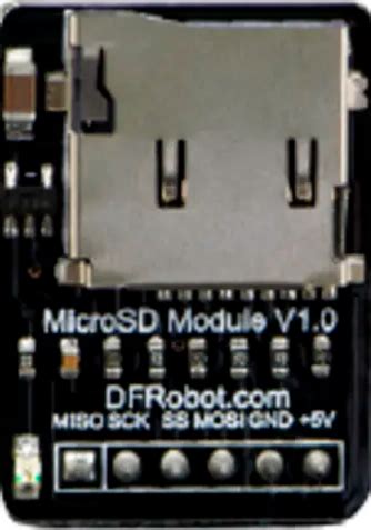 How To Use DFRobot MicroSD Card Module Pinouts Specs And Examples Cirkit Designer
