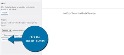How To Import And Export Wordpress Customizer Theme Settings