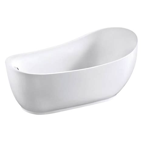 Kingston Brass Aqua Eden Vtrs723432sa 70 Inch Acrylic Freestanding Tub