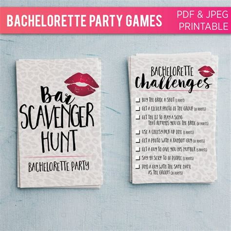 Sexy Scavenger Hunt Etsy